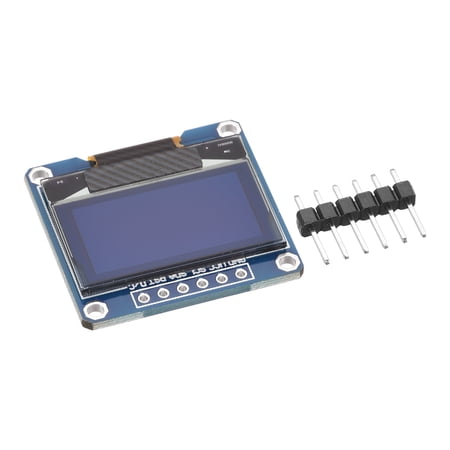 Uxcell IIC OLED Display Module , 6 Pin Character Display Screen Black 0 ...