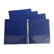 Black Plastic Desktop Document Reference Binder with 10 Double-Sided ...