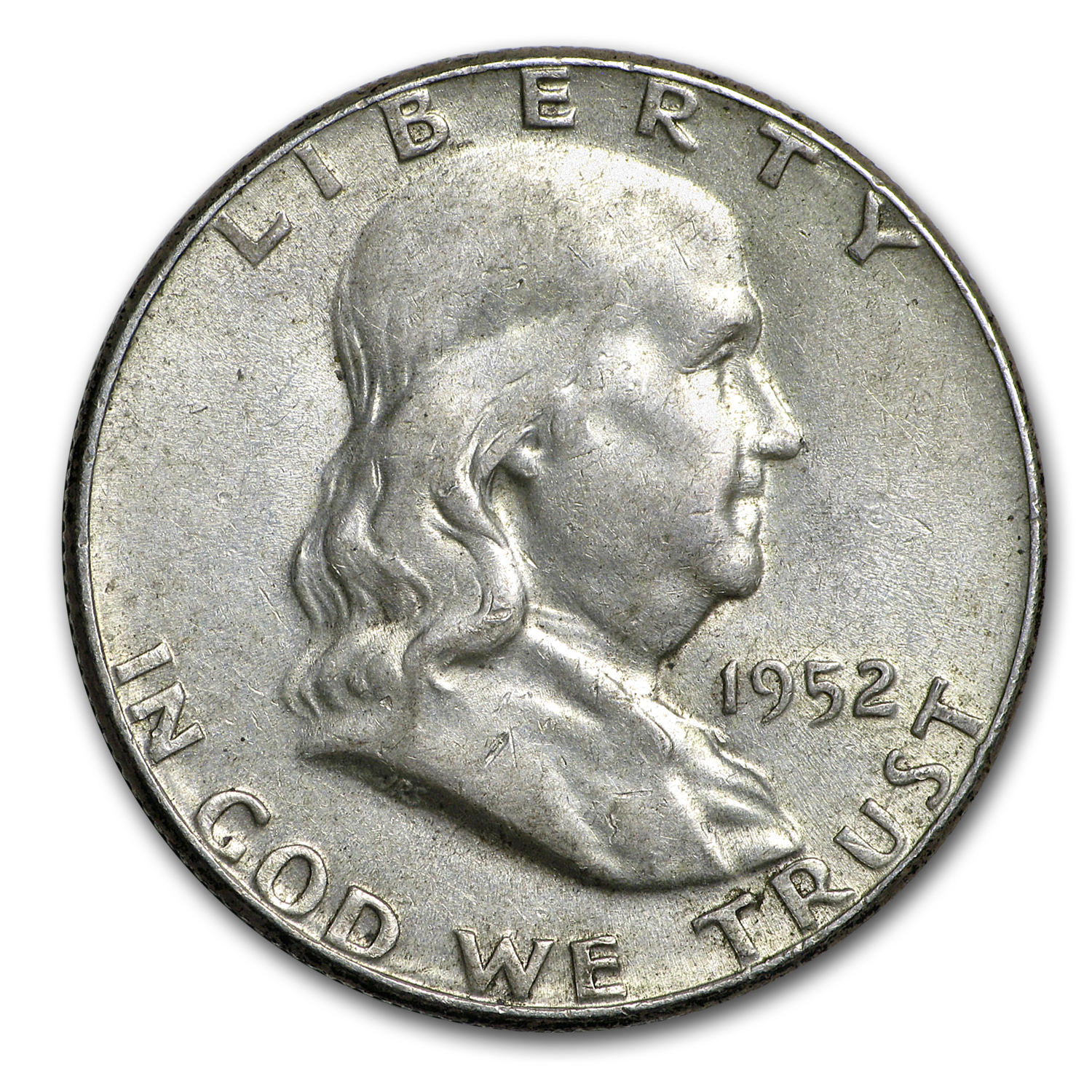 1952 Franklin Half Dollar AU Walmart 1952-franklin-half-dollar-au-walmart