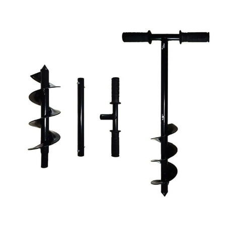 Ground Auger, Handheld Manual Digger Post Hole Drill Bit Spiral Garden ...