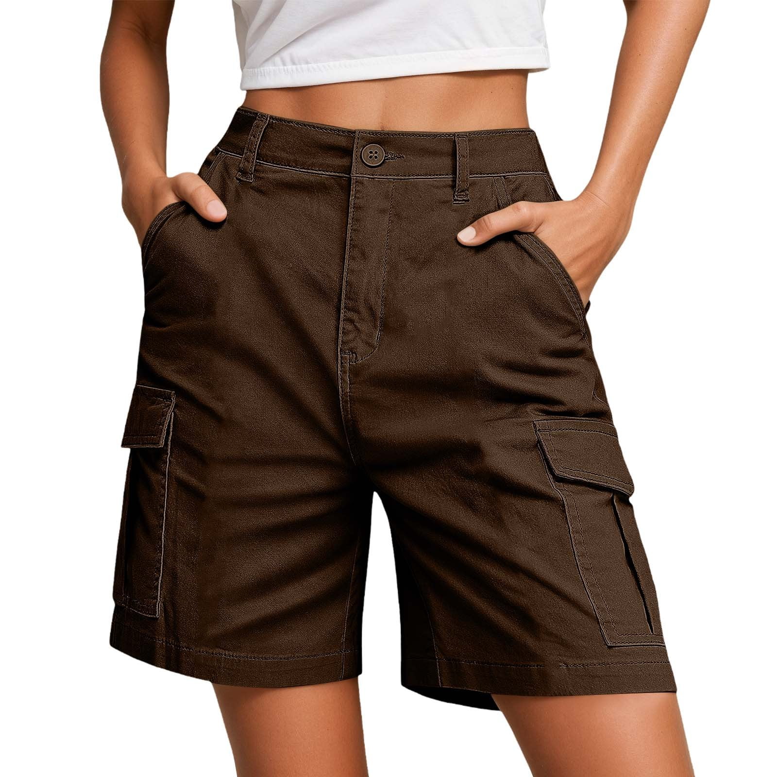 Click here for Tiweut Womens Casual Cargo Shorts Pocket Design Wi... prices