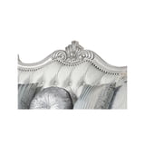 Toscano Traditional Style Sofa Made with Silver Wood - Walmart.com