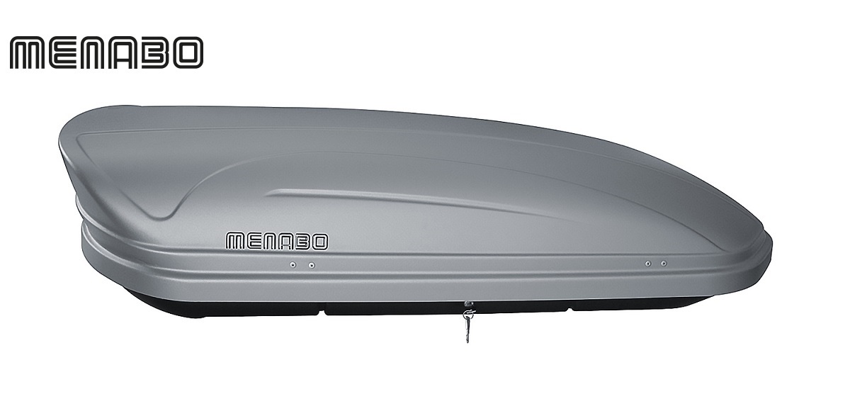 Menabo Marathon 400 Liter 400 Cubic Feet Roof Box Matte Silver menabo-marathon-400-liter-400-cubic-feet-roof-box-matte-silver