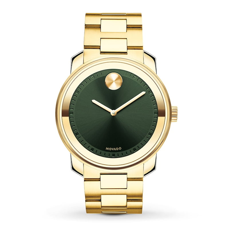 Movado Green Dial Men's Gold-tone Watch 3600582 - Walmart.com