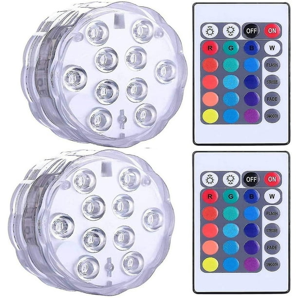 Luz LED sumergible, lámpara LED sumergible para spa a prueba de agua ...