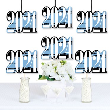 Big Dot of Happiness Blue Grad - Best is Yet to Come - DIY Grad Cap ...