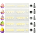 Piping Tips Set, Stainless Steel Cake Decorating Tips, Frosting Icing ...