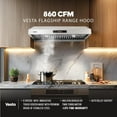 Vesta Atlanta 860CFM 30'' Stainless Steel Range Hood With Dual Motor ...