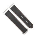20MM RUBBER WATCH BAND STRAP FOR 41-42MM OMEGA SEAMASTER + CLASP BLACK ...