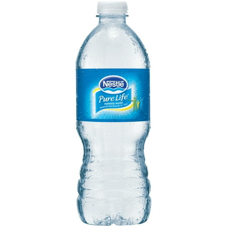 NESTLE PURE LIFE Purified Water, 20-ounce plastic bottle - Walmart.com