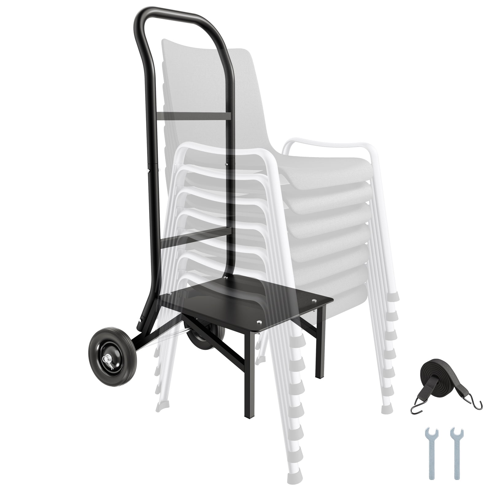 Click here for Vevor Folding Chair Rack Cart For 10 Chairs Of 150... prices