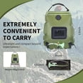 KAMIDA Solar Portable Shower Bag, 5 Gal/20L, Outdoor Heated Shower for ...