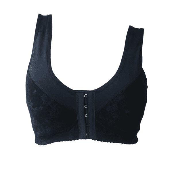 BIMEI Women's Front Closure Cotton Pocketed Mastectomy Bra Post Surgery ...