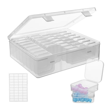 Dayaanee Acrylic Box with Lid, Jewelry Box 100 Small Square Acrylic ...