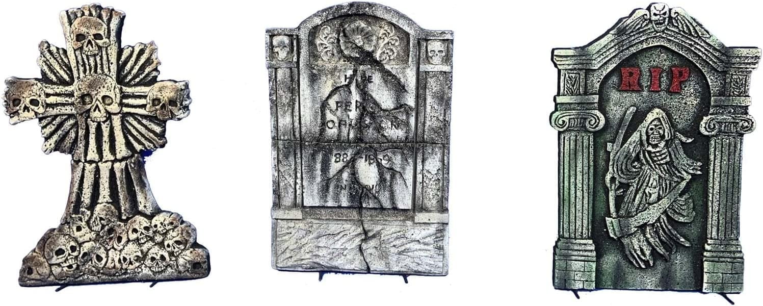 Set of 3 Tombstones - Walmart.com