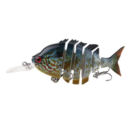 1PC Fishhook Multi Segments Fishing Hook Lure Fish swimbait ; Fake fish ...