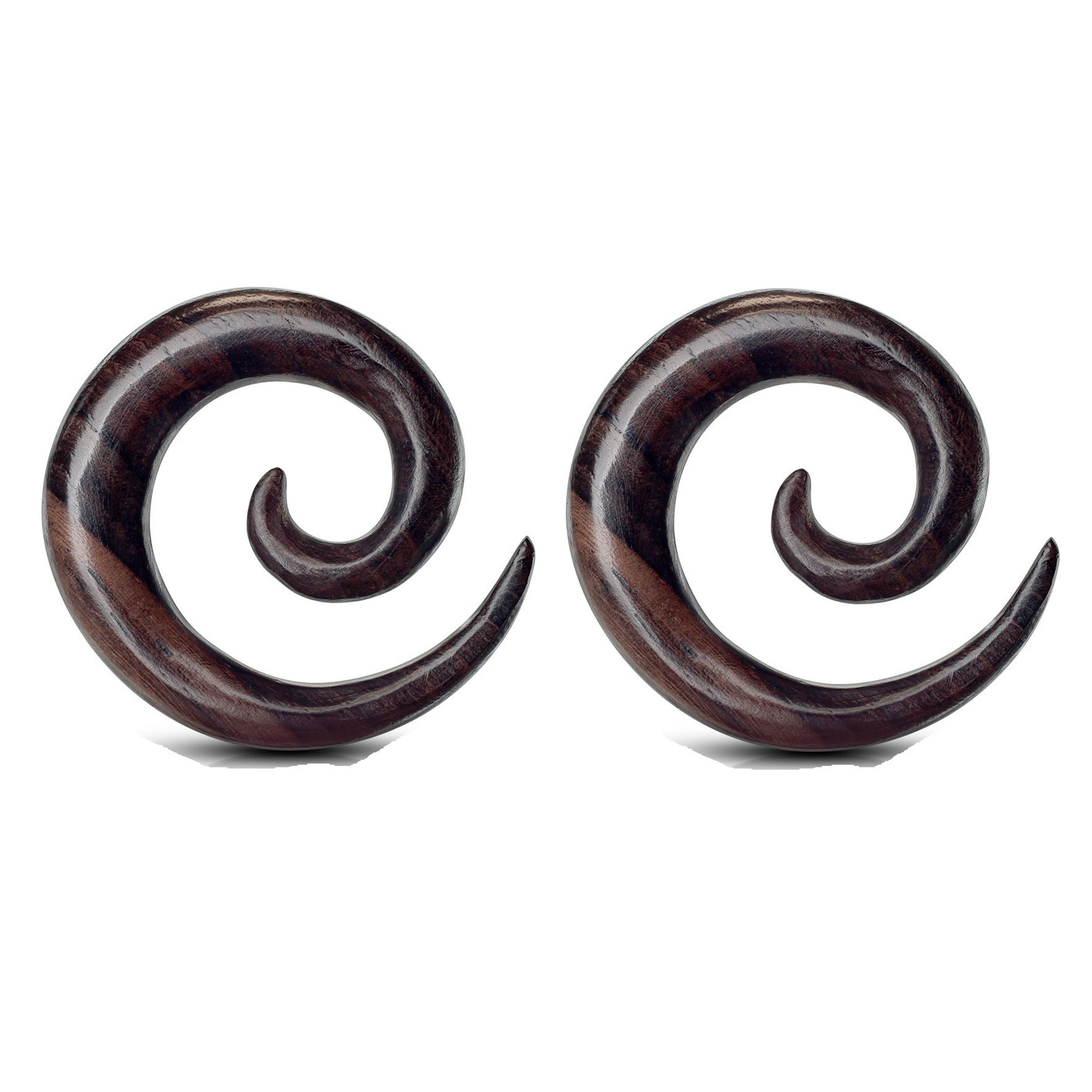 16 Gauge Spiral Earrings