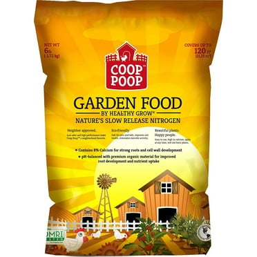 Healthy Grow Coop Poop Organic Chicken Manure Fertilizer for Lawn ...