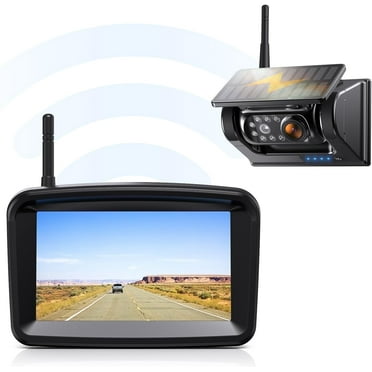 eRapta Wireless 5'' Monitor Backup Camera, 1080P HD, Waterproof, Night ...