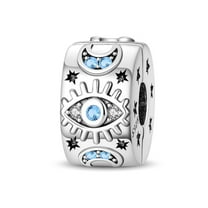 KUNSIR 925 Sterling Silver Clip Spacer Charm Lock Stopper Bead for ...