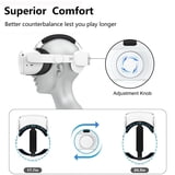 Head Strap for Oculus Quest 2, Adjustable Headband Replacement for ...