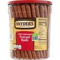 Snyder's of Hanover, Old Fashioned Pretzel Rods, 27 oz Canister ...