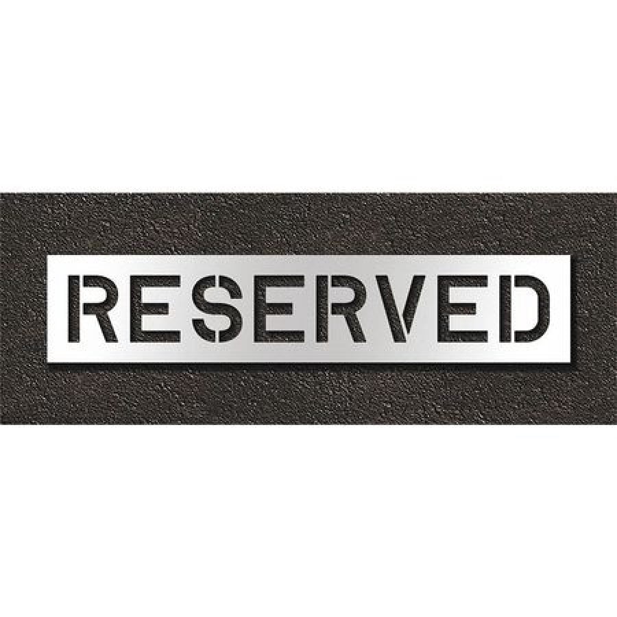 RAE STL-108-71033 Pavement Stencil,Reserved - Walmart.com
