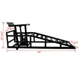 Triple Tree 2 Pack Hydraulic Car Truck Ramps, Low Profile, 10000lbs 5T ...