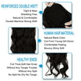 SAYFUT Long Curly Drawstring Ponytail 24" Synthetic Clip In Ponytail ...