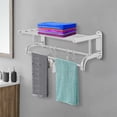 Adjustable Towel Rail 19.7-31.5", 304 Stainless Steel Wall Mount Towel ...