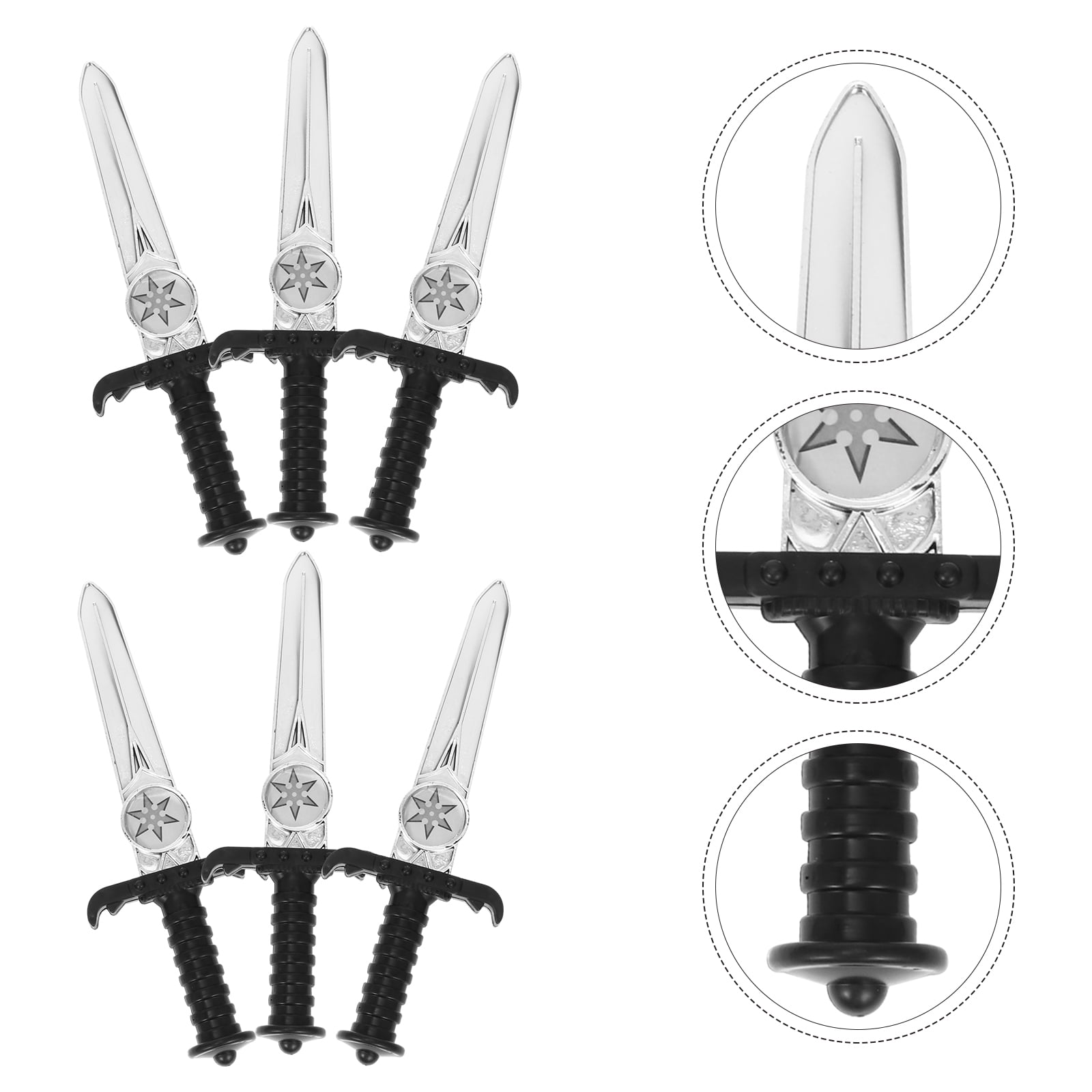 Buy NUOLUX 6Pcs Plastic Dagger Toys Children Stage Performance Knives ...