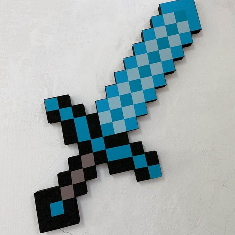 Minecraft Foam Diamond Sword