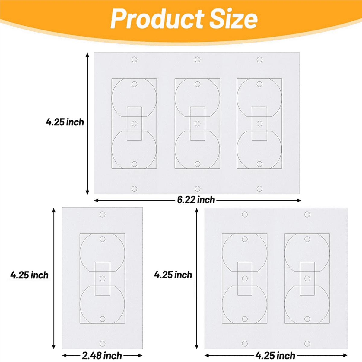 Click here for Unbranded 60pcs Wall Insulation Outlet Insulators... prices