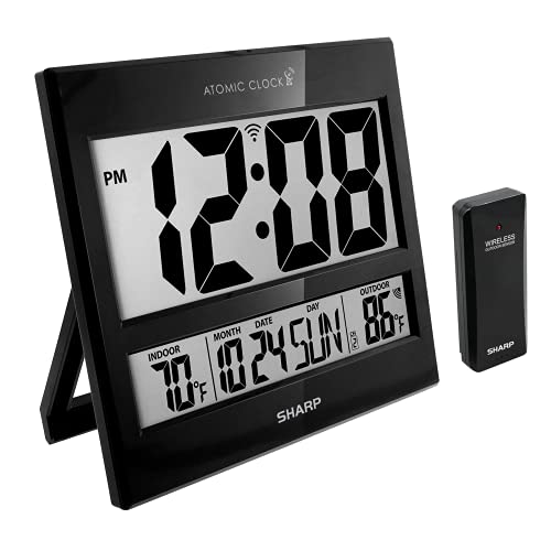 Sharp Atomic Clock Atomic Accuracy Never Needs Setting New Gloss Sharp Atomic Clock Atomic Accuracy Never Needs Setting New Gloss
