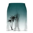 FRSASU Men's Tropical Graphic Shorts Drawstring Waist Beach Hawaiian ...