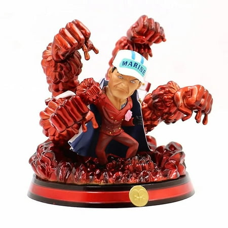 21cm Anime One Piece Navy Generals Lava-lava Fruit Sakazuki Pvc Home ...