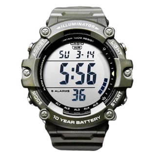 Casio Men's Weveceptor World-Time Digital Watch, Green WV200R-3A ...