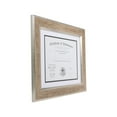 Lawrence Frames Blonde Wood & Silver 11x14 Matted to 8.5x11 Document/Diploma/Certificate Picture ...