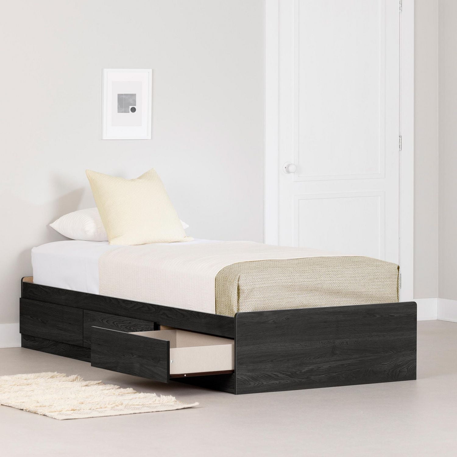 Click here for South Shore Tassio Twin Mates Bed With 3 Drawers... prices