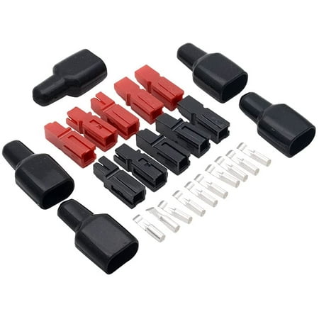 Dyfrio 10 x Anderson connectors with Rubber Boot Cover powerpole (5 x ...