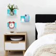 Acrylic Display Ledges for Storage, 4-Pack Iridescent Small Wall ...