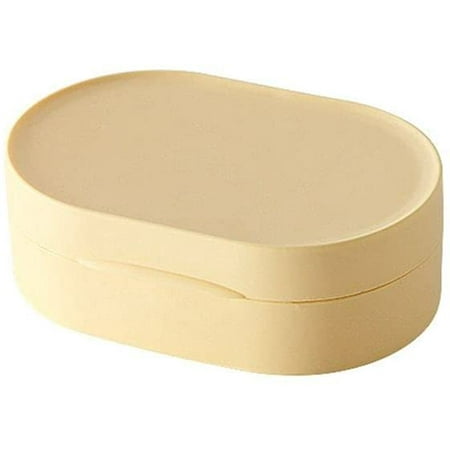 Plastic Soap Box with Cover Sealed Multifunctional Waterproof Round ...