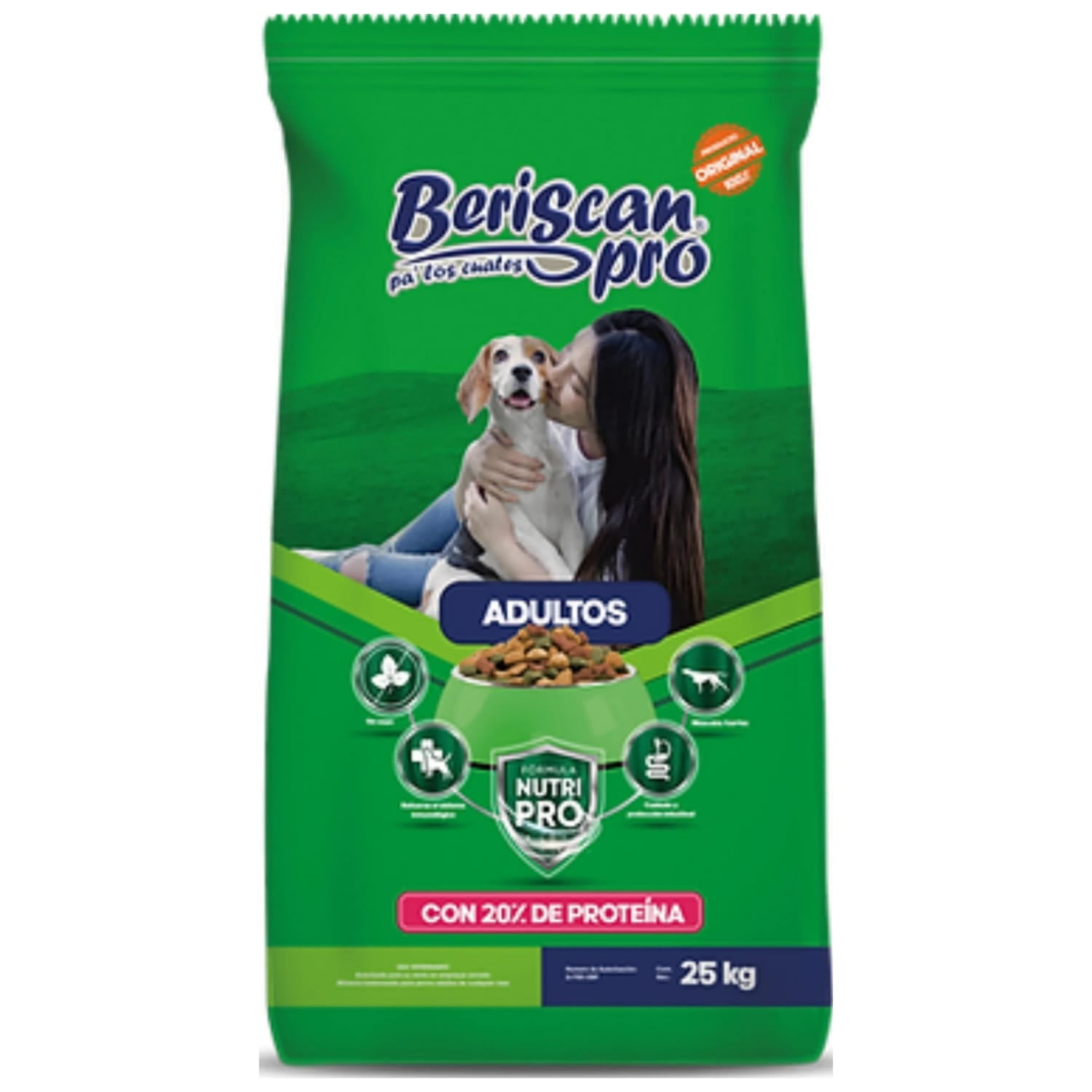 Alimento Para Perro Beriscan Pro Adulto Todos los Tamaños de 25 Kg ...