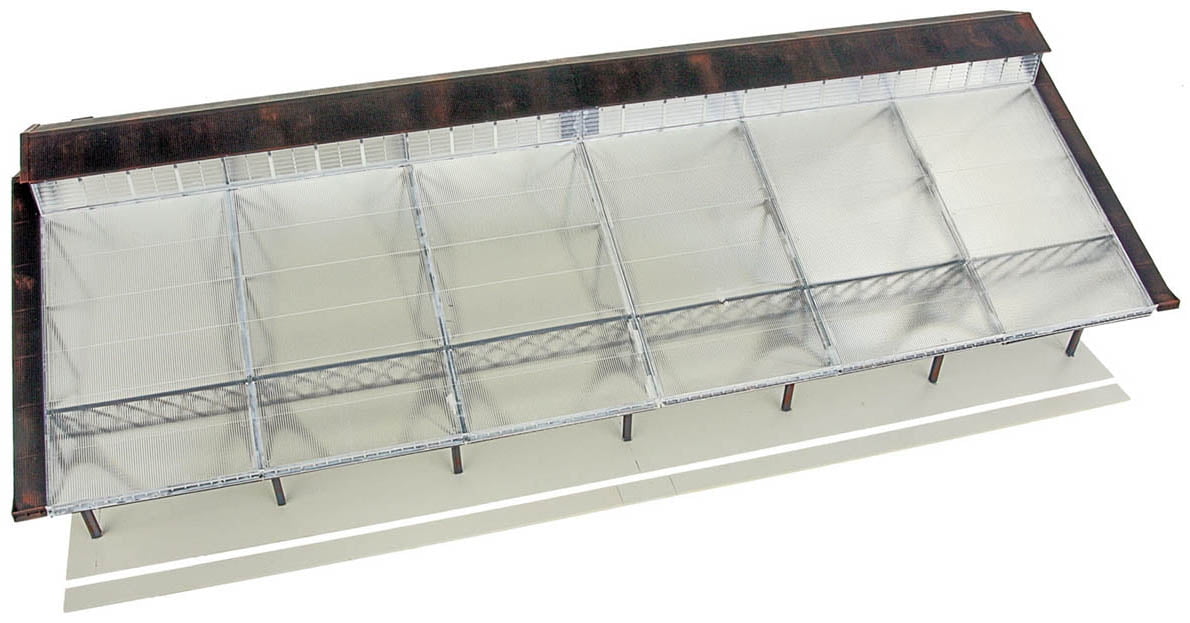 Walthers Cornerstone HO Scale Building/Structure Kit Train Shed w ...
