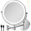 Free Shipping! YOSHOOT LED Round Bathroom Vanity Mirror with Lights, 20 ...