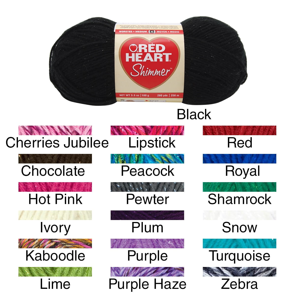 Red Heart Shimmer Yarn
