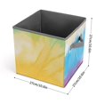 10.6in Folding Storage Box Solid Material Handle On Both Sides For Easy ...