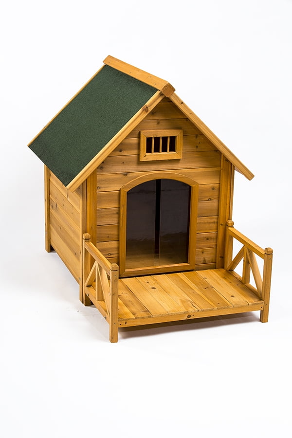Creative Cedar Designs K-9 Kastle Dog House - Walmart.com