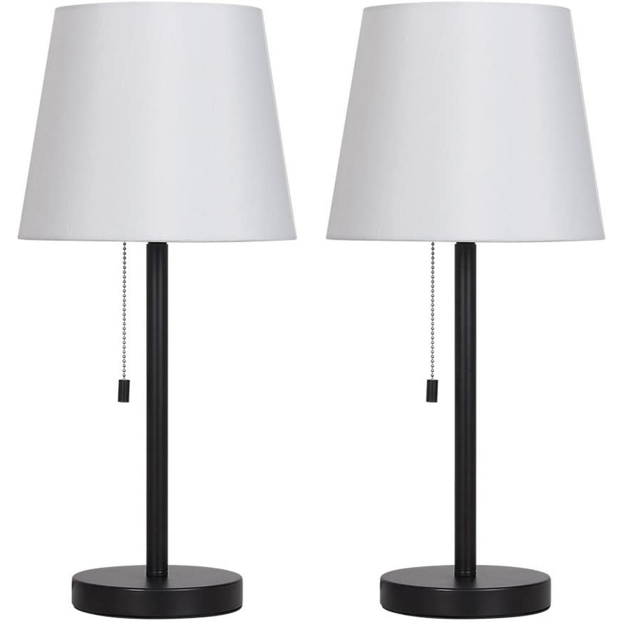 Click here for Nex 2pcs Classical Table Lamp Pull Chain Switch Ni... prices