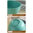 8PCS Lightweight Unbreakable 15CM Plastic Bowls, Stackable Matte Colors ...